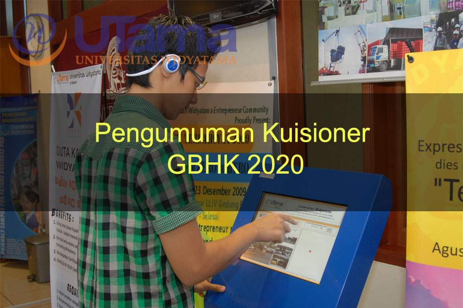 Pengumuman Kuisioner GBHK 2020 - Portal Mahasiswa